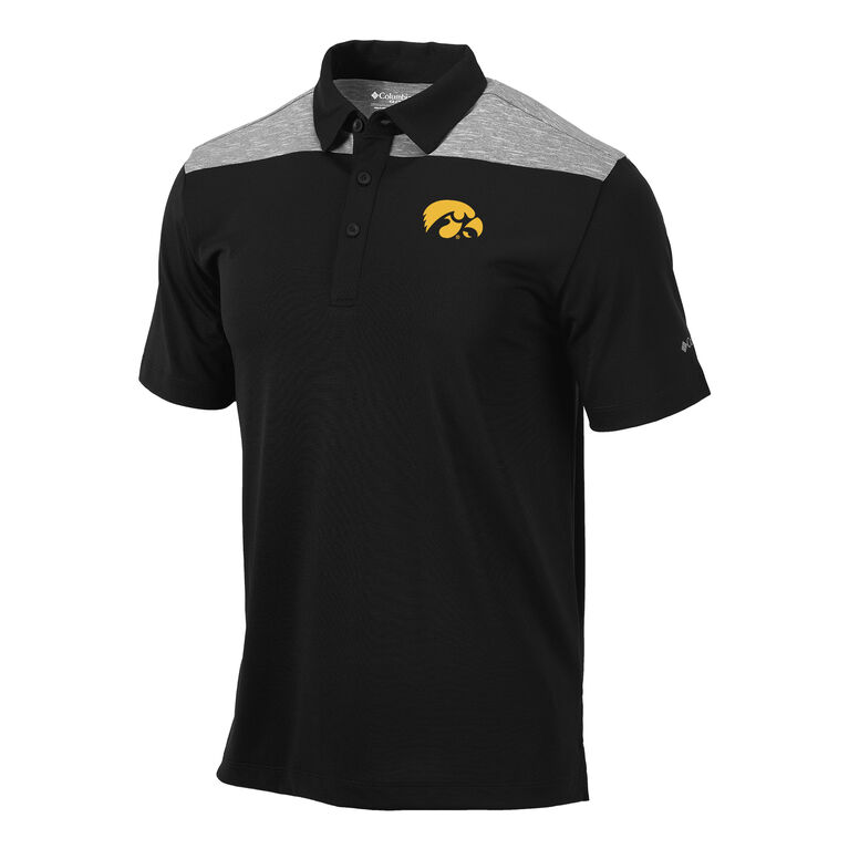 Columbia Iowa Hawkeyes Omni Wick Utility Golf Polo Pga Tour Superstore